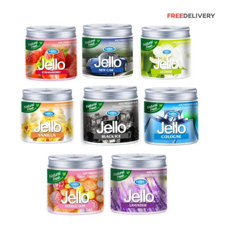 Jello Car air freshener scents perfume multi flavour with premium ...