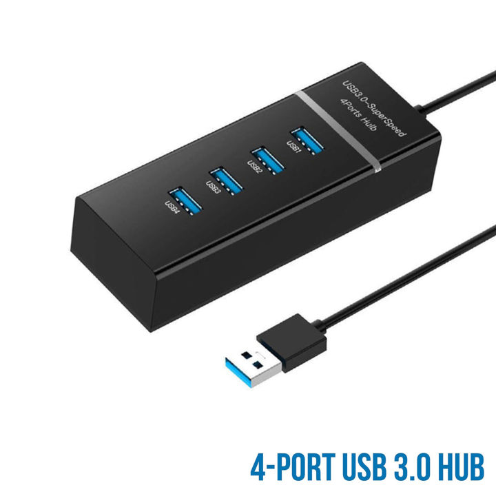 USB 3.0 Hub 4 Ports High Speed usb 3.0 port Hub Splitter Fast Data Transfer USB Hub Extender ...