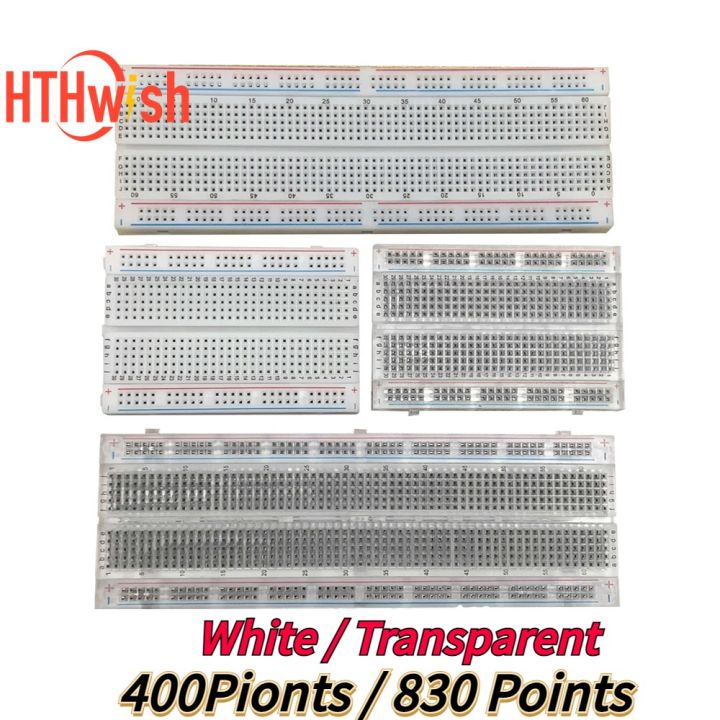 1PC 830/400Points Solderless Breadboard 830/400 Holes Breadboard MB102 ...