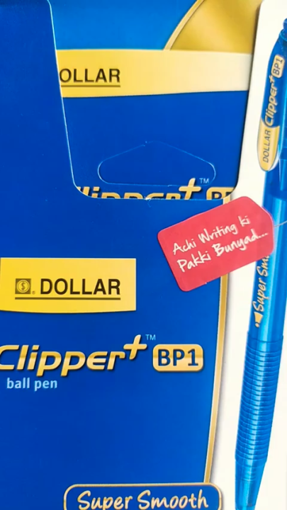 Dollar Ball Pen Clipper+ 10's Regular box| Super Smooth BP-1 Ball Pen ...