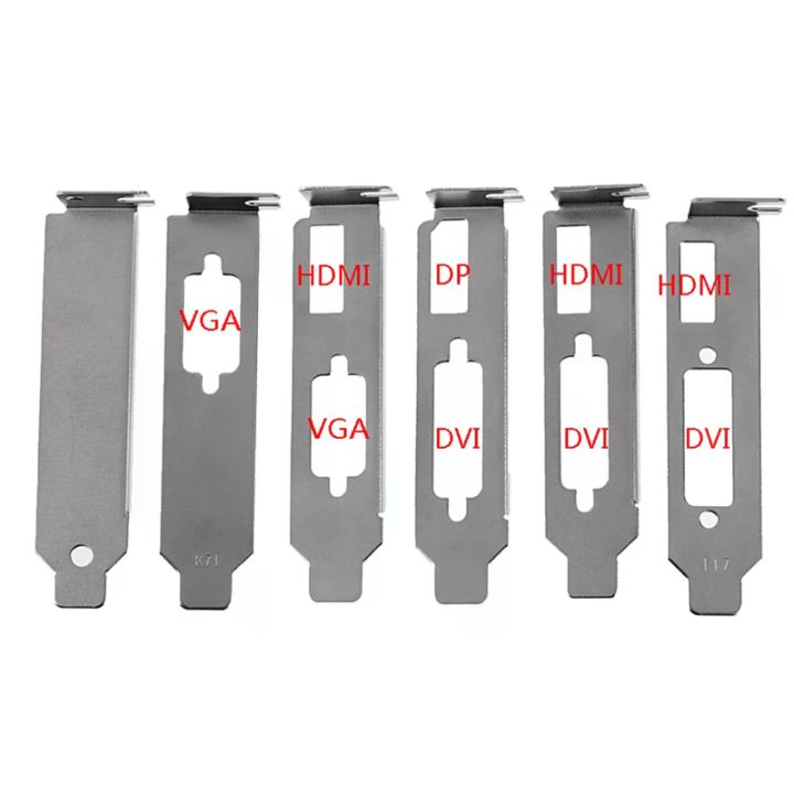 Low Profile Bracket Adapter DVI HDMI VGA Port For Half Height Graphic ...
