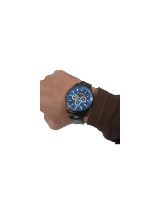 Full Black Positif Wrist Watch | Daraz.pk