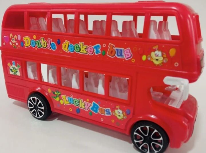 TOY DOUBLE DECKER BUS/ TOY DOUBLE DOUCKER BUS FOR KIDS / PALSTIC TOY ...