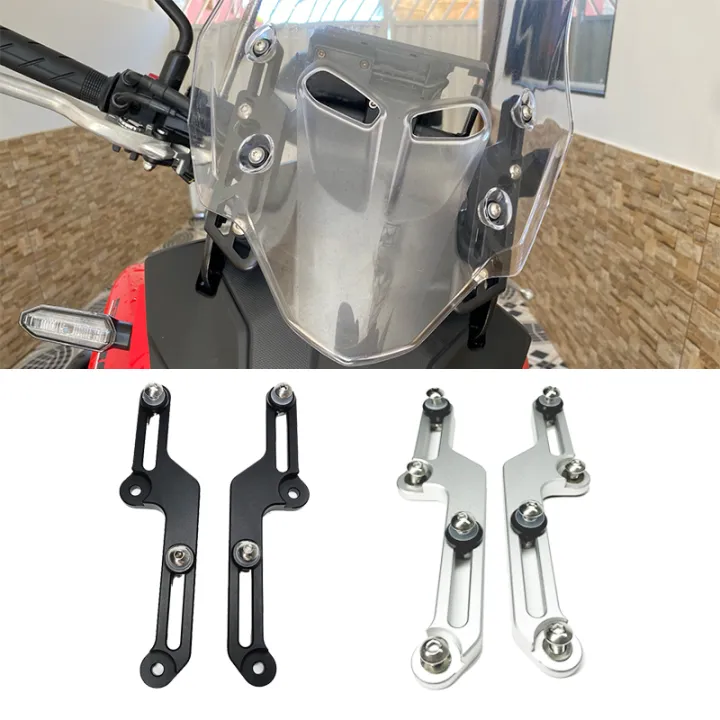 Motorcycle CNC Windscreen Adjusters Airflow Adjustable Windshield ...