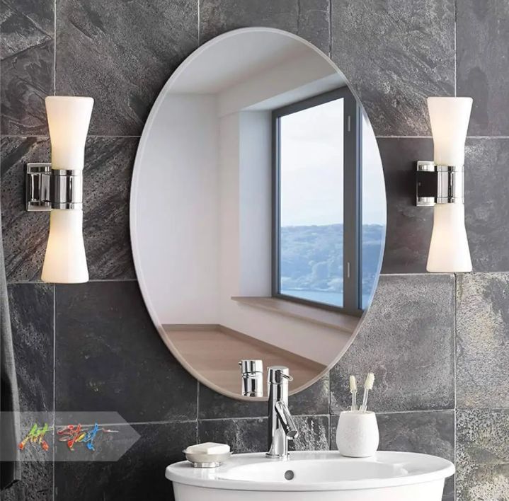 Flexible Ovel shape mirror non glass | Daraz.pk
