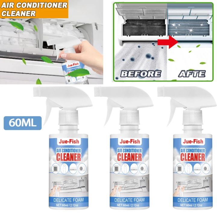 60-300ML Air Conditioner Cleaner Deodorizer Radiator Fan Cleaner Coil ...