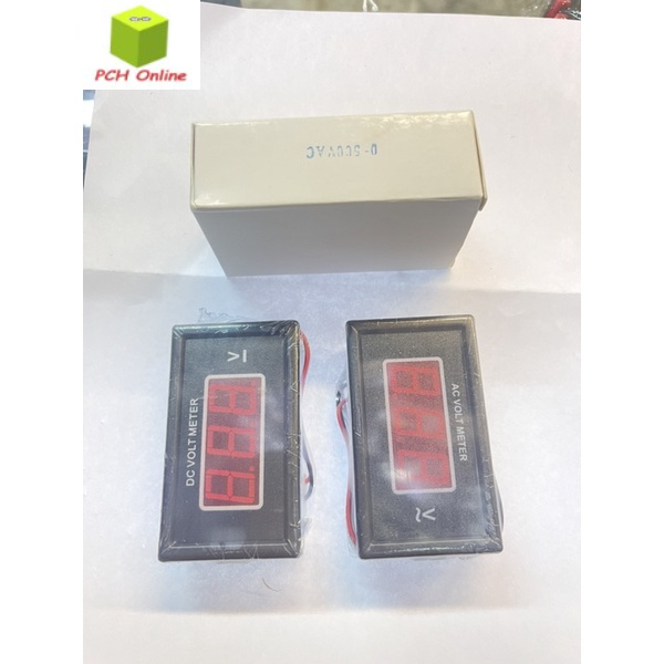 2-wire and 0-50vdc large AC volt meter 50-500vac | Shop.com.mm