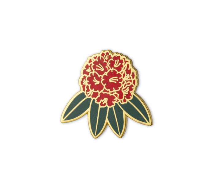 🌺 Laligurans Badge (Lapel Pin) – Symbol of Nepal’s Beauty & Patriotism ...