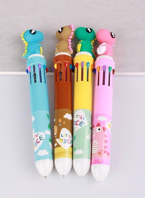 Multicolor 10 in 1 cartoon character ballpoint pen | Daraz.pk