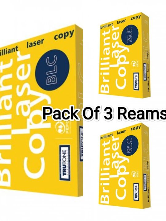 Blc Paper 80 Gsm A4 Size-3 Ream-1500 Sheets | Daraz.pk