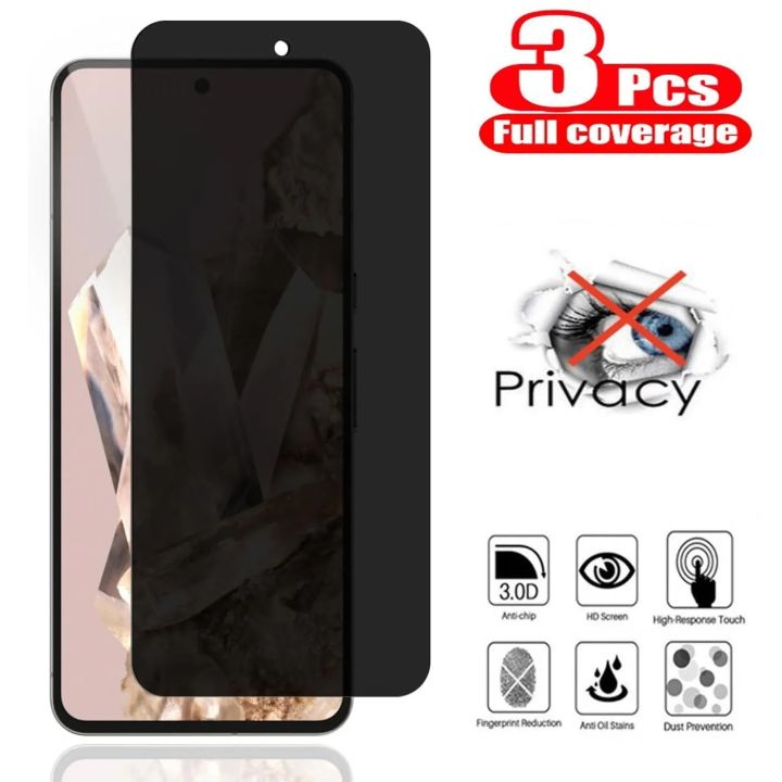 3Pcs Privacy Tempered Glass For Huawei Y70 Plus Nova Y71 Y61 Anit-Spy ...