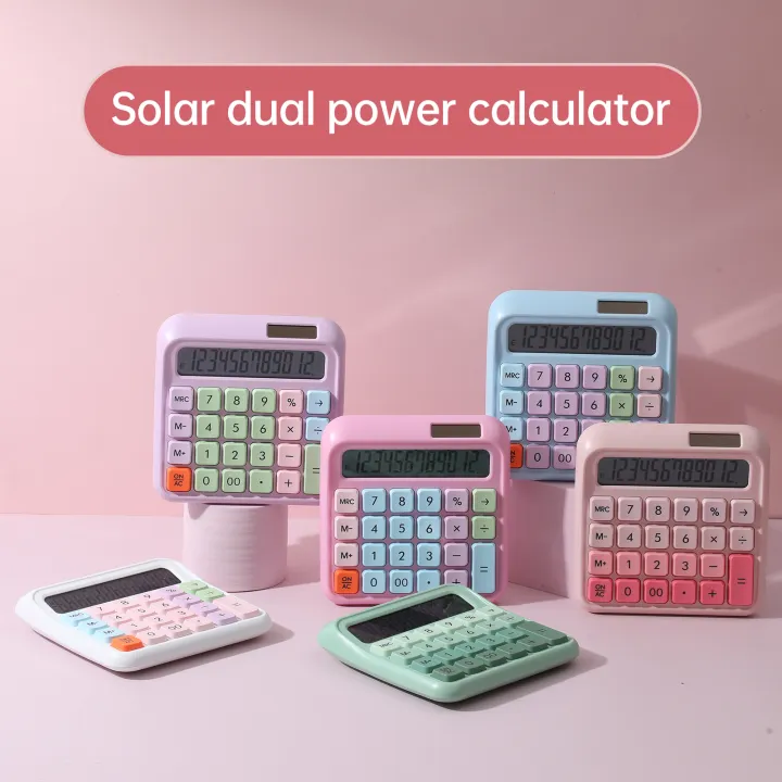 Desktop Calculator 12 Digit Large and LCD Display Big Button ...