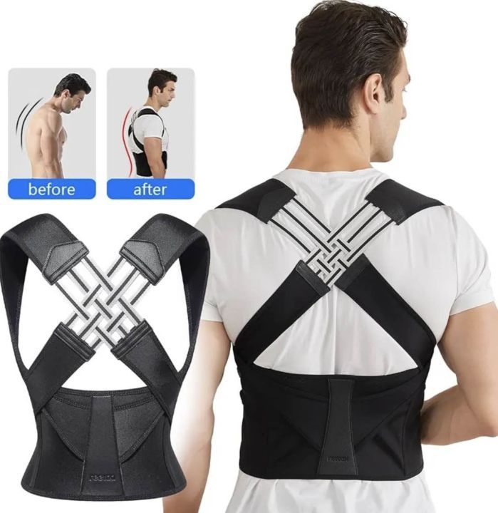Adjustable Back Posture Belt For Men and Women | Posture Corrector Belt ...