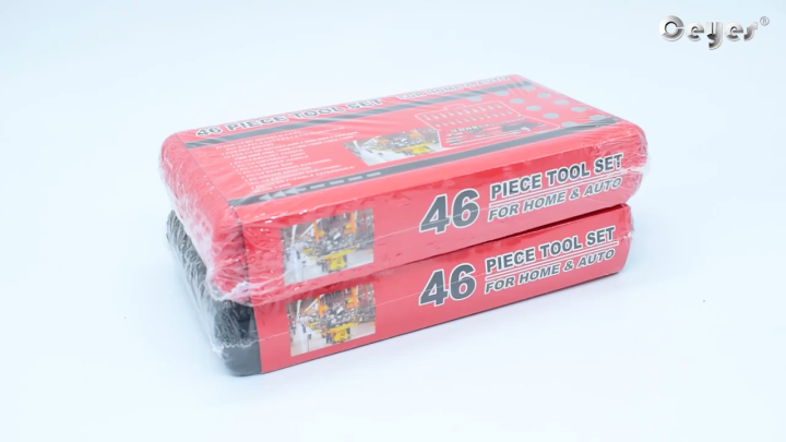 Aiwa 46-Piece Socket Bit Ratchet Wrench Combination Set | Car Repair ...