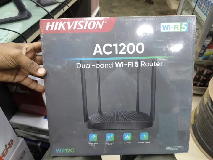 Hikvision DS-3WR12C AC1200 1200Mbps Dual Band WiFi Router | Daraz.com.bd