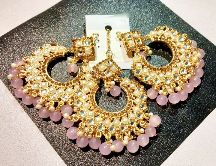 bindi set/ tika set/ jhumka set/ wedding set / party jwellary | Daraz.pk