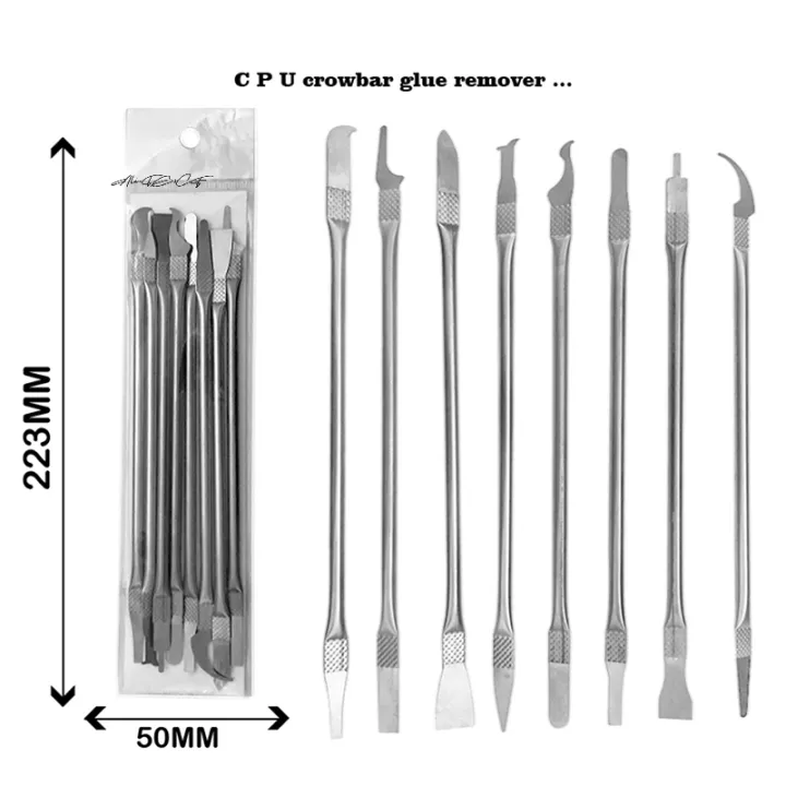 8 in 1 Laptop Mobile Phone LCD Chip CPU Separation Glue Removal Crowbar ...