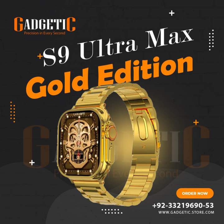 N9 Ultra Max Gold-Ultra 7in 1-i20 Ultra Max (with airpods)-JS watch 6 ...
