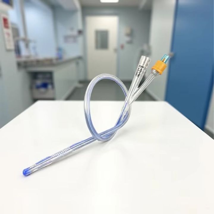 1 Piece 2 Way 3 Way Urinary Catheters Disposable Medical Silicone Foley ...