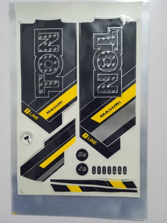 New 3D 2024 TON GREY MASURI Edition Top Quality Cricket Bat Sticker For ...