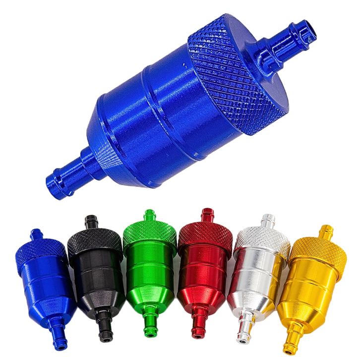 6 Color 8mm Petrol Gas Fuel Filter Cleaner For Motorcycle Pit Dirt Bike ...