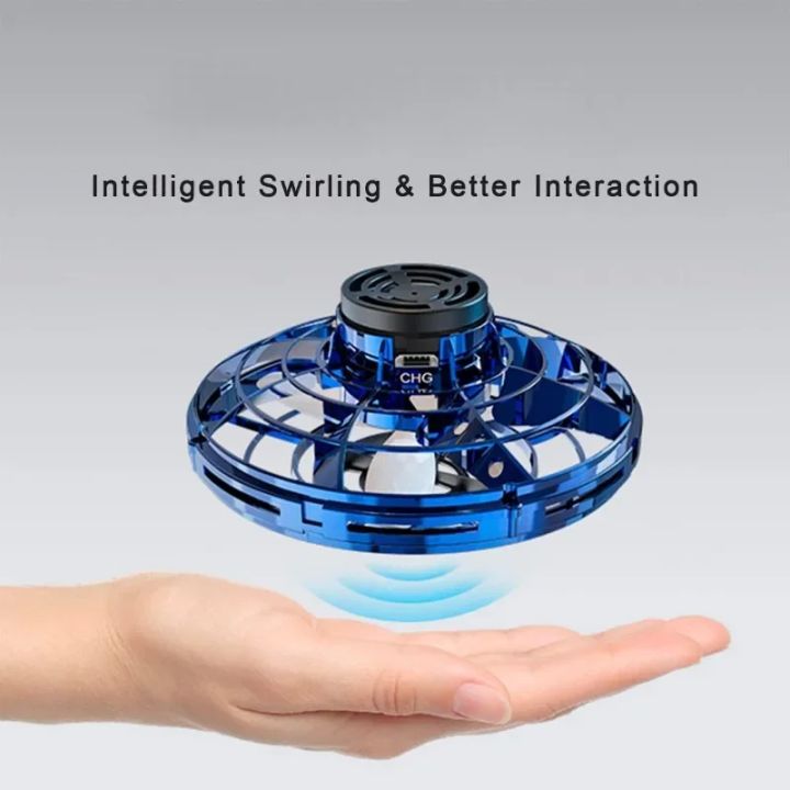 Cool Kids Light Up Toys Hand Operated UFO Drones Mini Flying Orb with ...