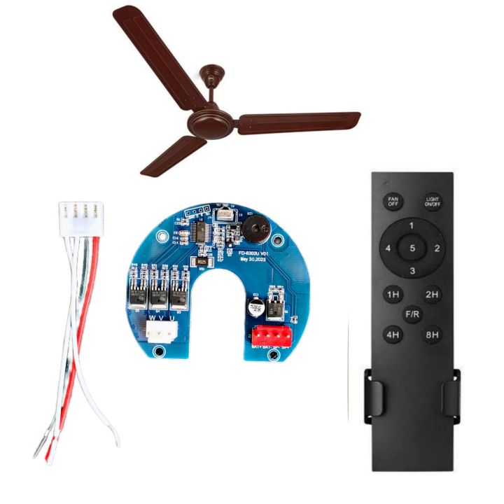 DC 12V Ceiling Fan Circuit High Power Circuit For Solar DC Fan With Remote Control & Grip | Daraz.pk