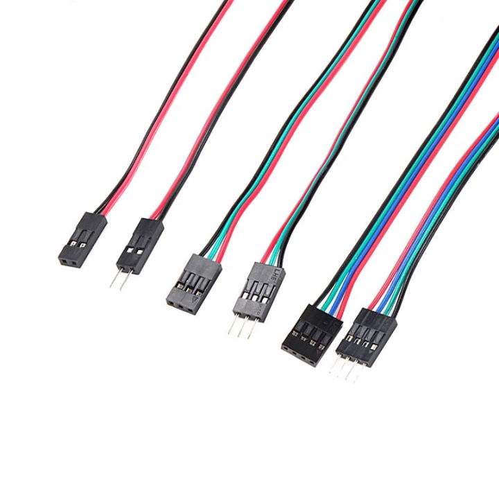 1/5pcs 2pin 3pin 4pin Male to Female Dupont Cable 70cm 3D Printer ...