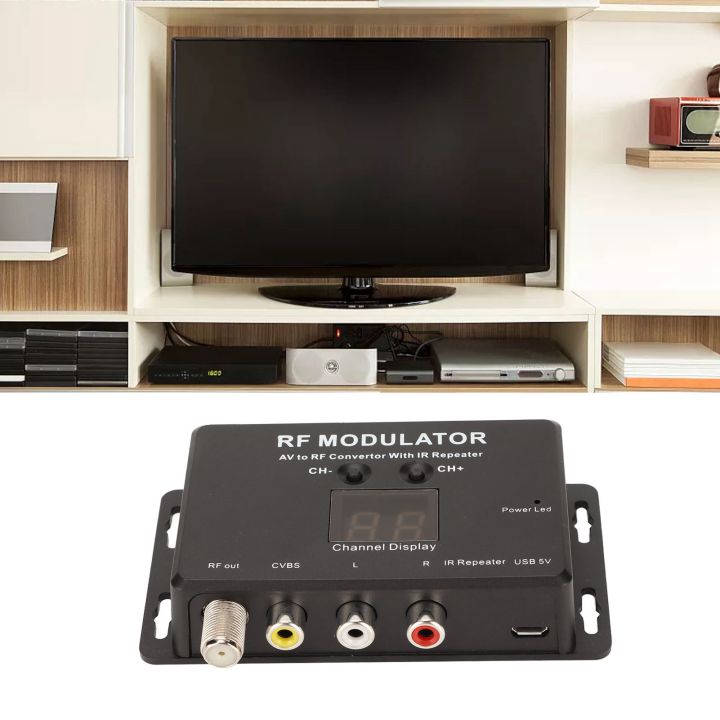 AV to RF TV Modulator Mini RF Modulator RF Modulator Professional PAL ...