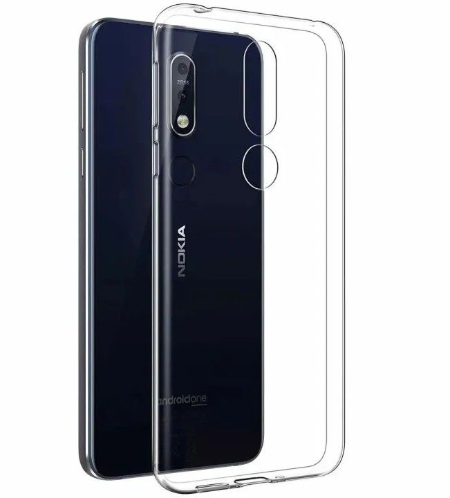 For Nokia 3.1 Plus Clear Tarsparent Case Thin Soft TPU Back Cover For ...