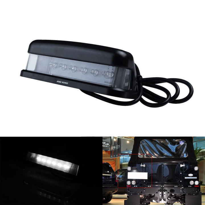 1x White Canbus LED License Number Plate Light For Land Rover Defender ...