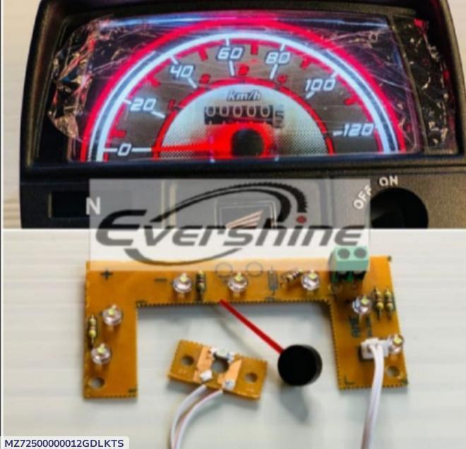 Speedo meter Glowing kit led with needle For cd70 | Daraz.pk