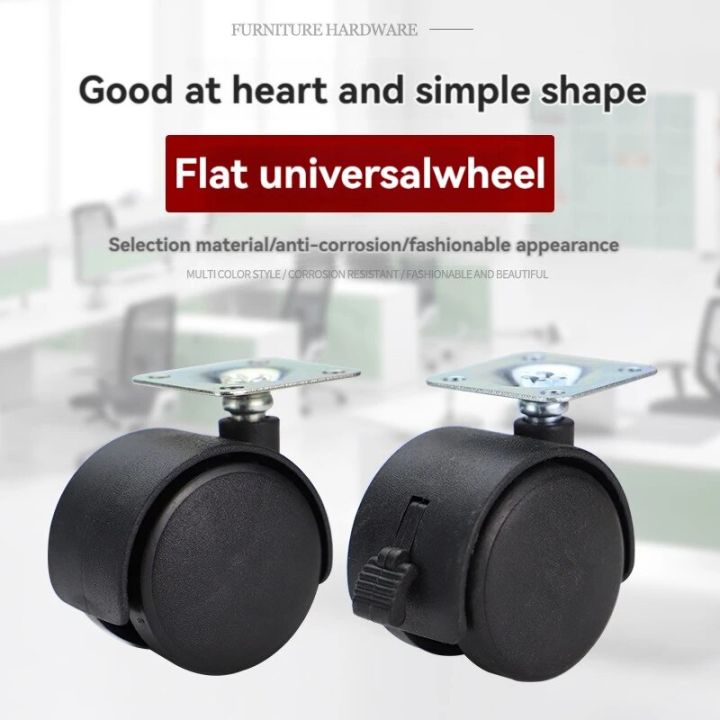 4pcs 1.5 Inch Flat Casters Right-Angle Wire Teeth Planter With ...