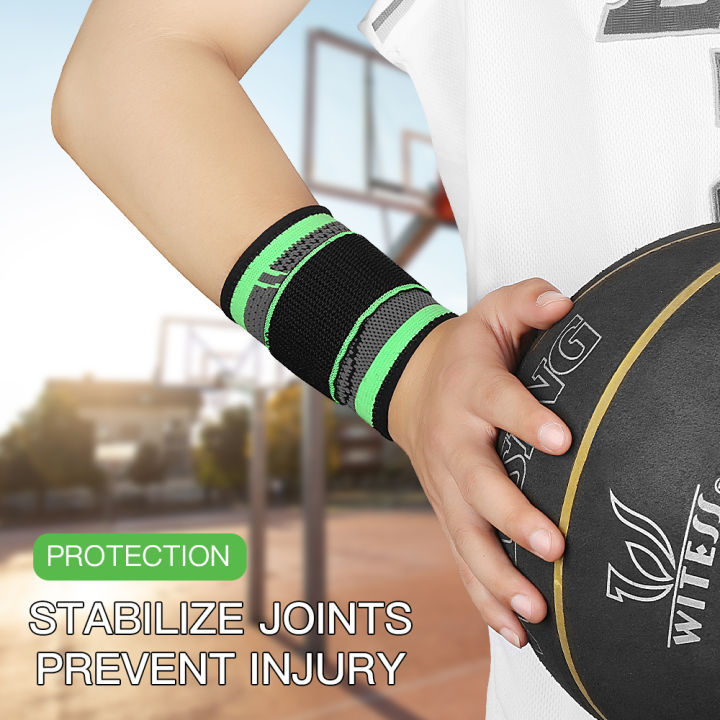 Single Wrist Guards Sports Wrist Guards Wristbands Badminton Basketball Thin Winding Pressurised ...