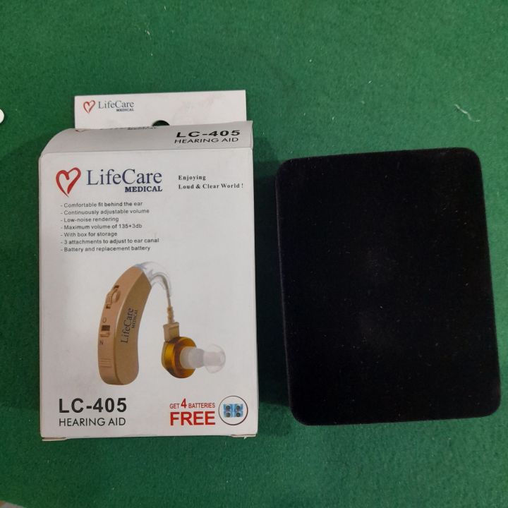 LifeCare Hearing Aid Model LC 405 Amplifier Best for deaf people | Daraz.pk