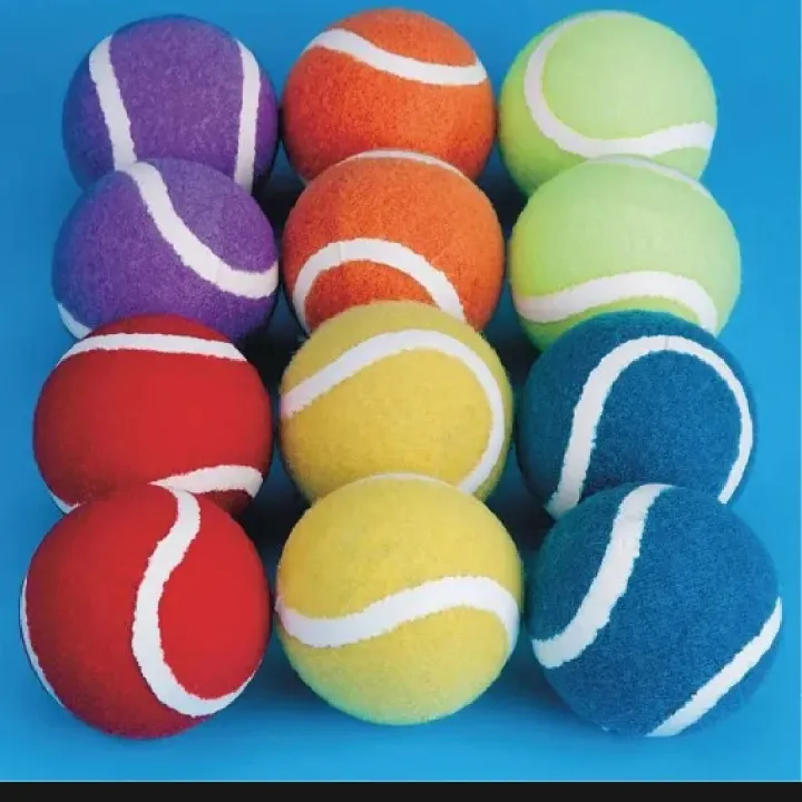 Rubber Tennis Ball for Cricket Lightweight, Durable for Cricket/Tennis ...