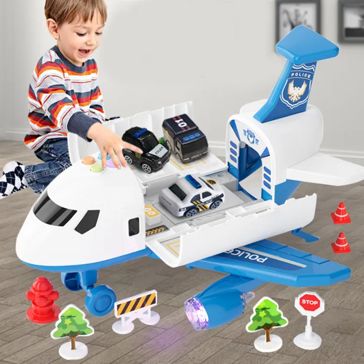 Large Spray Inertia Airplane Toy for Children Transport Aircraft ...