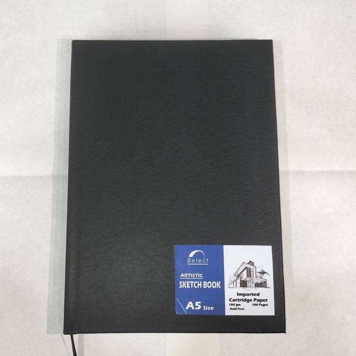 Select Art Journal / Binded Sketch Book A5 Size - 160 Gm - 100 Pages ...