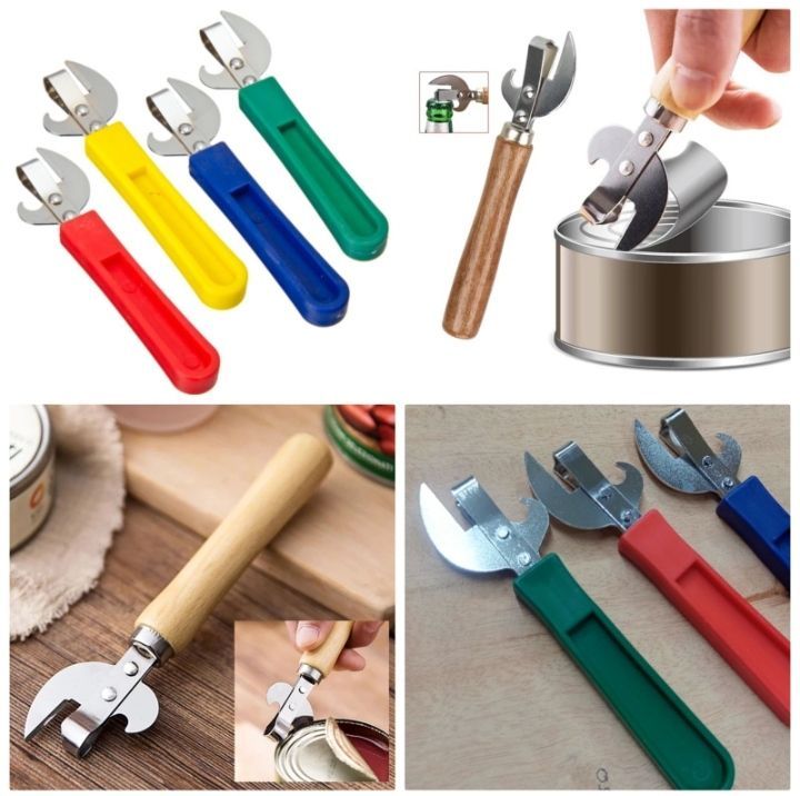 Tin Cutter Bottle Opener Can Opener Stain Steel With Plastic Handle ...