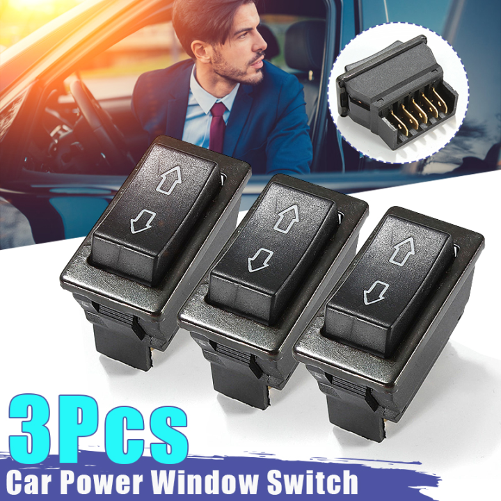 1/3Pcs Universal DC 12V 20A Car Power Window Switch 5-pin ON/OFF SPST ...