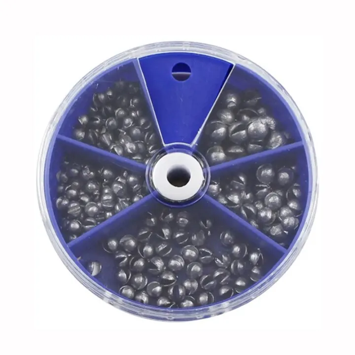 205pcs Premium Lead Fishing Sinkers with Convenient Storage Box - 5 ...