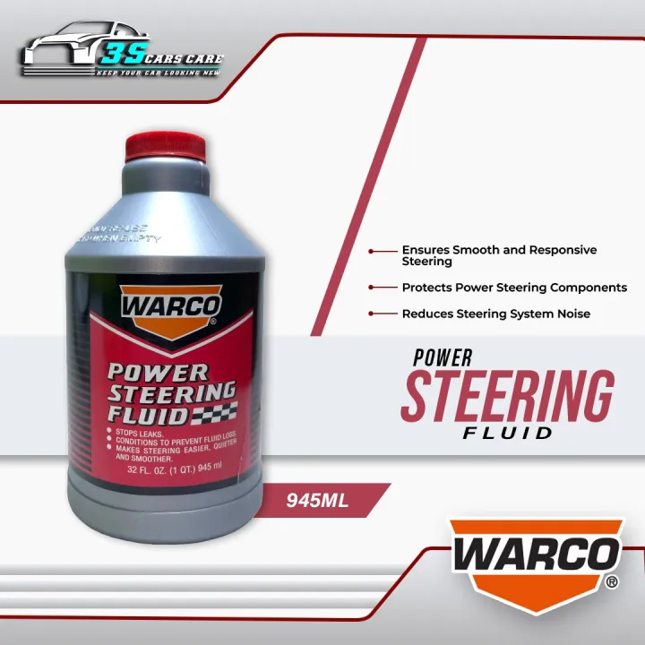 WARCO Power Steering Fluid 945ml | Smooth Steering | Leak Protection ...