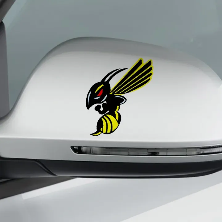 2PCS Hornet Wasp Sticker Car Truck Motorcycle Helmet Window Vinyl ...