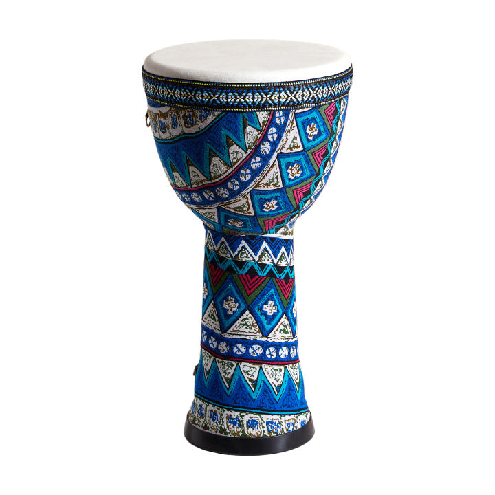 8-inch African Drum PVC Drum Body Goatskin Drum Surface Lightweight ...