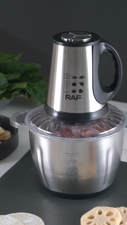 RAF Meat Chopper Machine Electric 3L – Powerful 3 Liter Meat Grinder ...