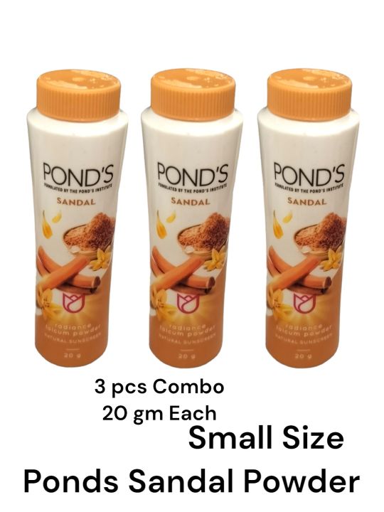 Ponds Sandal Powder 20 gm 3 pcs | Daraz.com.bd