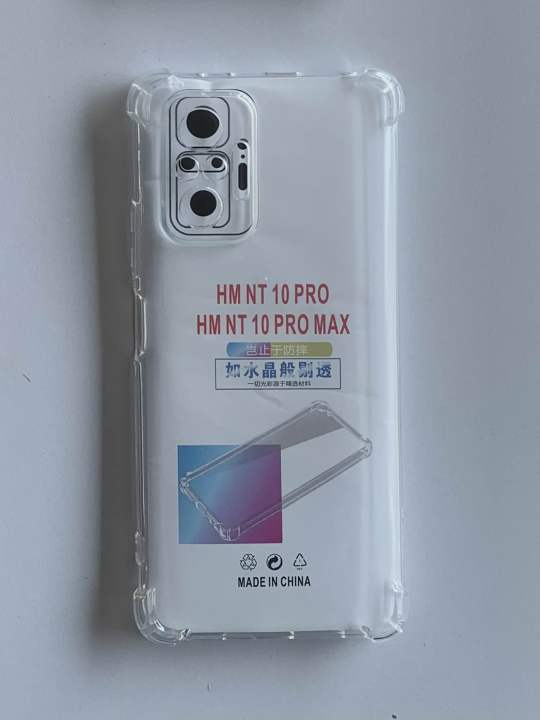 Redmi Note 10 pro 4G Shockproof Transparent Silicon Back Cover RN10p ...