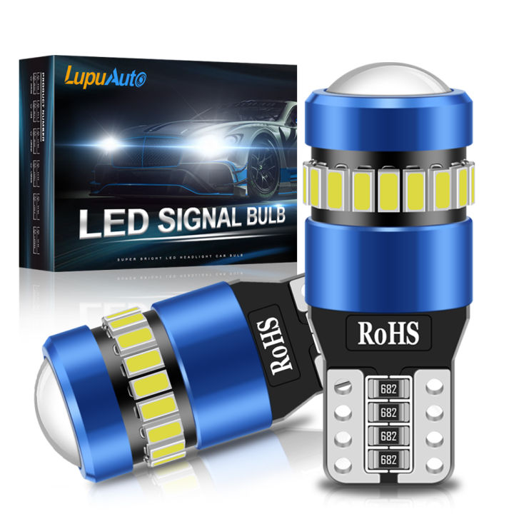 LupuAuto 2PCS T10 W5W LED CANBUS No Error 12V Car Side Interior Lights 168 194 3030 SMD BMW Audi ...