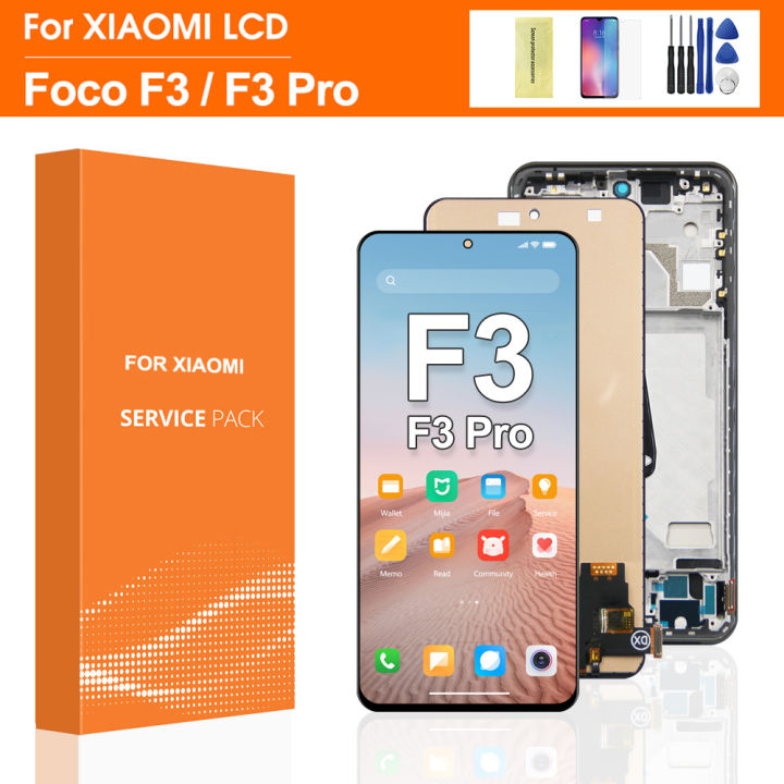6.67" AMOLED Poco F3 Display, for Xiaomi Poco F3 M2012K11AG Lcd Display ...