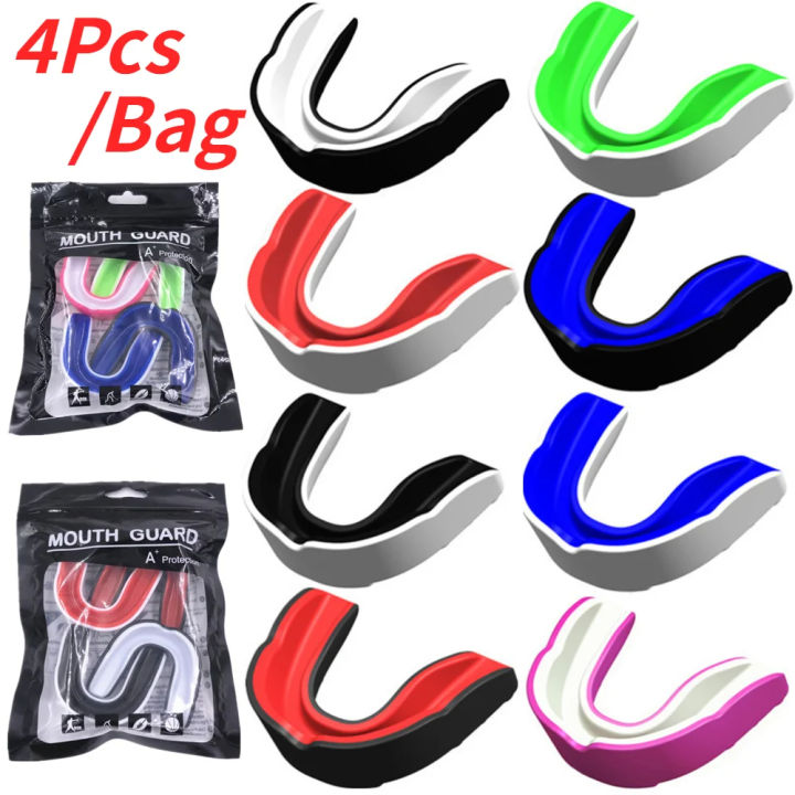 Fighting Training Mouth Guard Boxing Gum Shield Slim Fit Adult Sports ...
